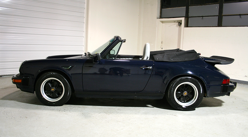 1987 Porsche 911 Carrera Cabriolet Navy Blue/Gray 30,261 miles | Sloan ...