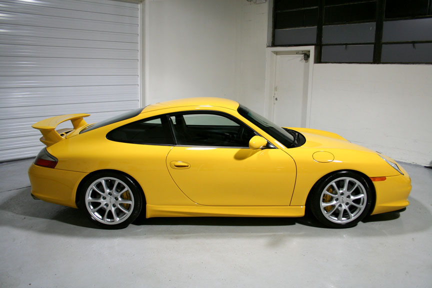 2004 Porsche 996 GT3 Speed Yellow 2,850 miles | Sloan Motor Cars