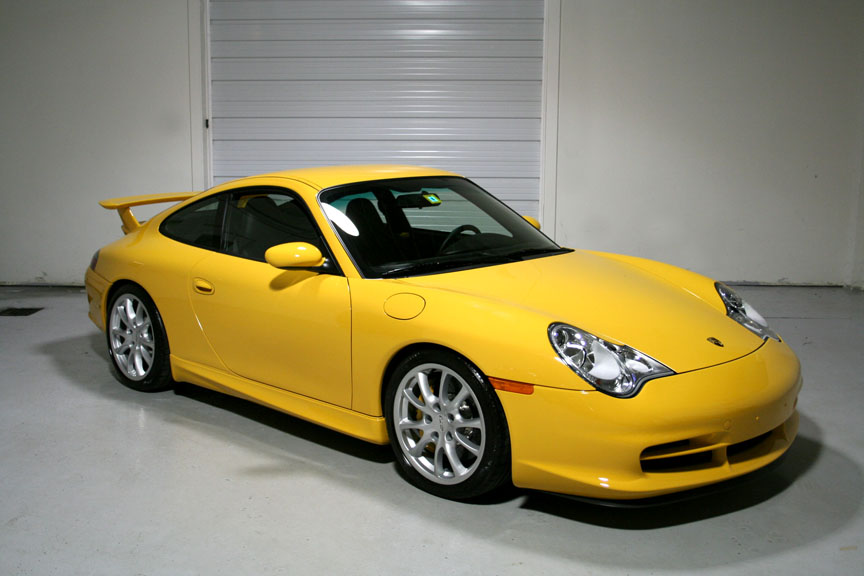 2004 Porsche 996 GT3 Speed Yellow 2,850 miles | Sloan Motor Cars