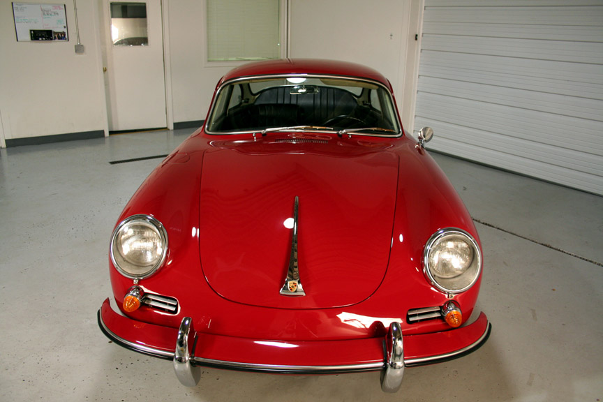 1964 Porsche 356 SC Coupe Ruby Red Restored | Sloan Motor Cars