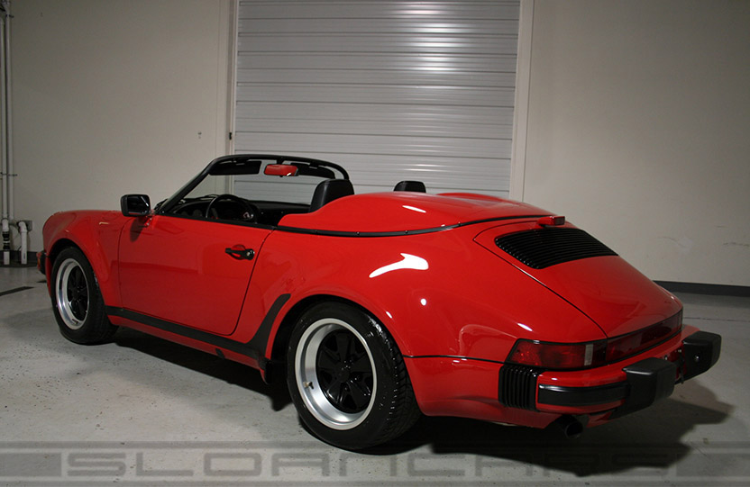 1989 Porsche 911 Speedster Guards Red 679 miles | Sloan Motor Cars