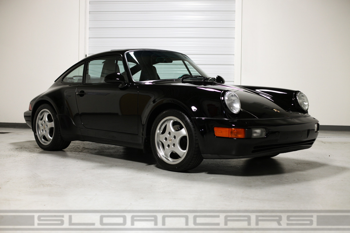 1994 Porsche 964 Carrera 4 Turbo-Look Black 31,742 miles | Sloan Motor Cars