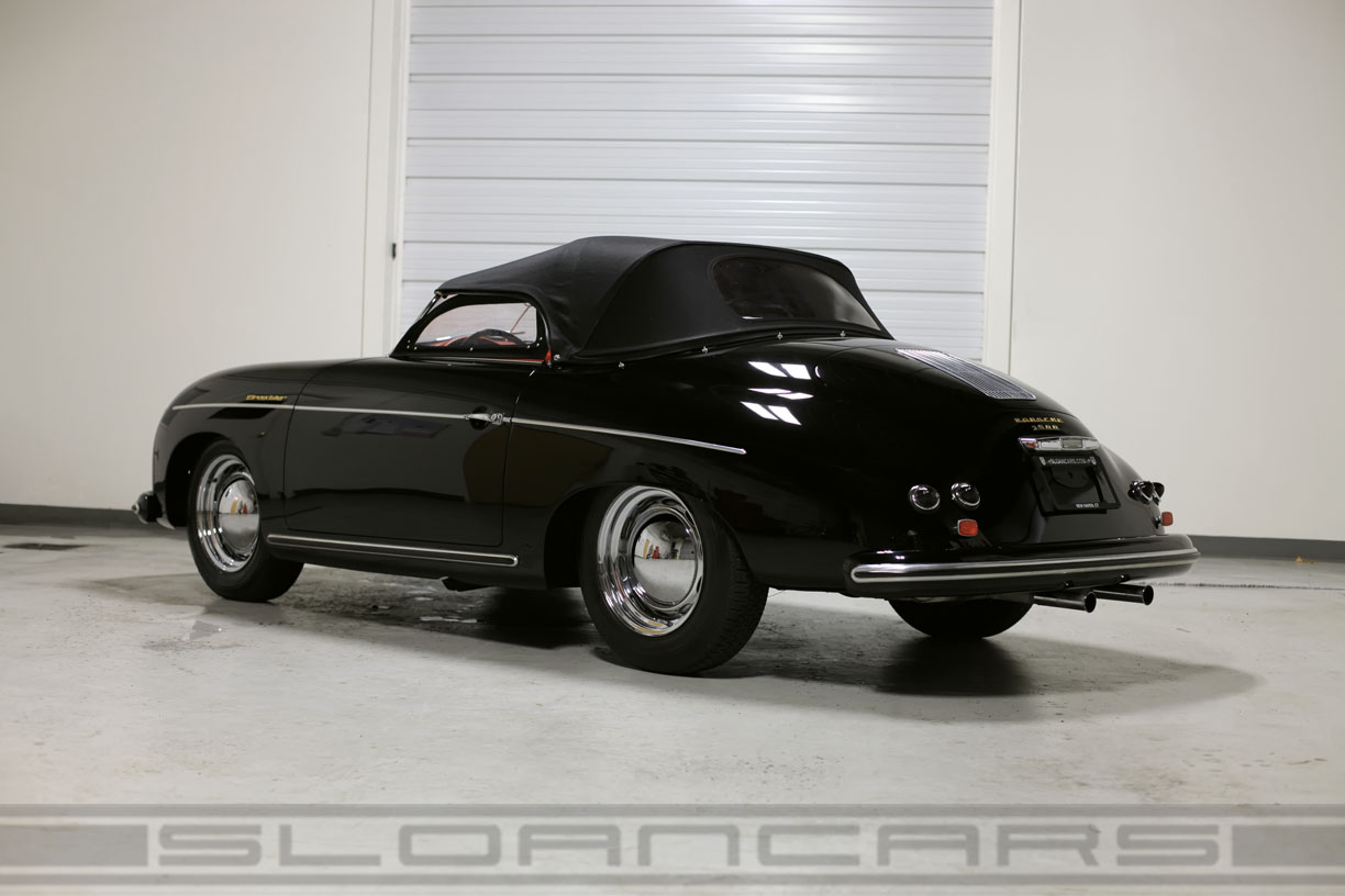 1955 Porsche 356 Speedster Black Restored | Sloan Motor Cars