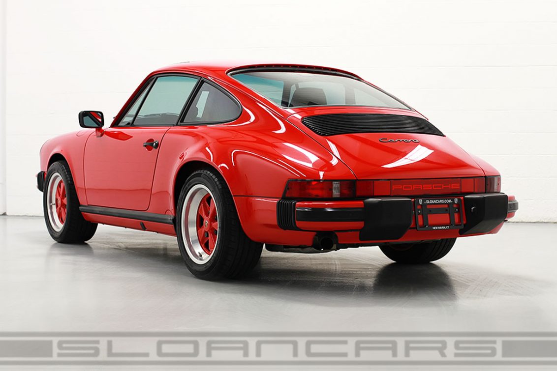 1989 Porsche 911 Carrera Guards Red 23,568 miles | Sloan Motor Cars