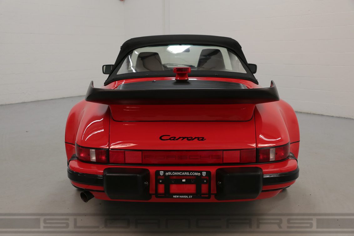 4518_5_1989_porsche_911_turbo_look_m491_cabriolet_guards_red_low_miles ...