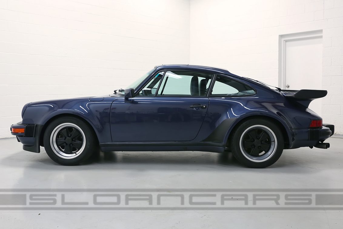 1986 Porsche 911 Turbo Prussian Blue/Navy 11,210 miles | Sloan Motor Cars