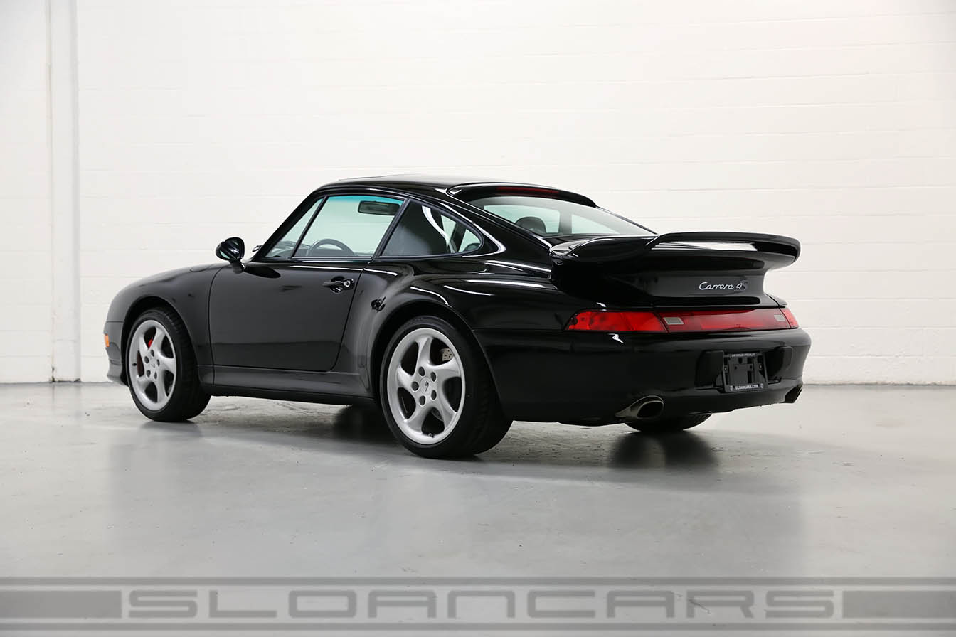 1998 Porsche 993 Carrera 4S AeroKit Black 30,530 miles | Sloan Motor Cars