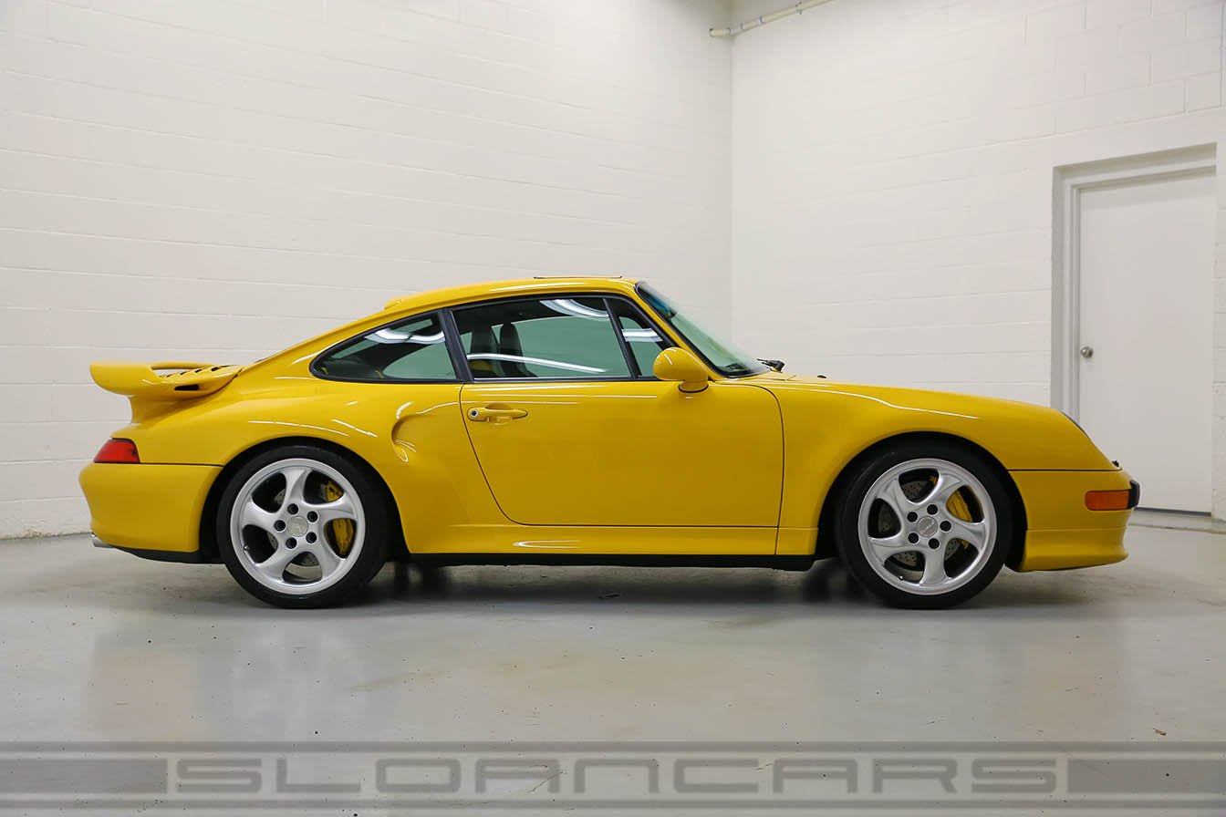 1997 Porsche 993 Twin Turbo S Speed Yellow 12,084 miles | Sloan Motor Cars