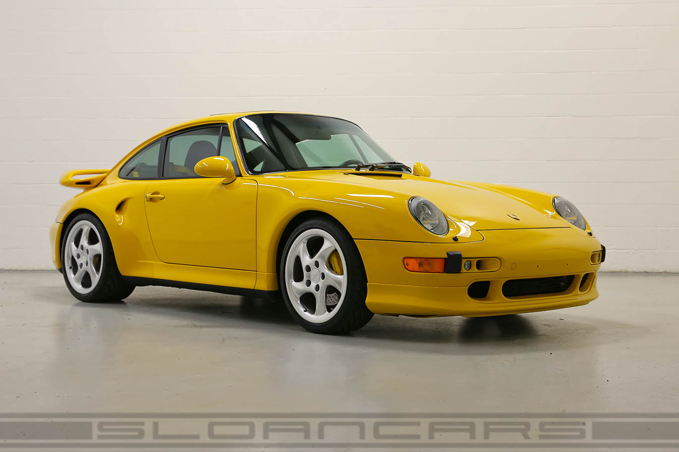 1997 Porsche 993 Twin Turbo S Speed Yellow 12,084 miles | Sloan Motor Cars