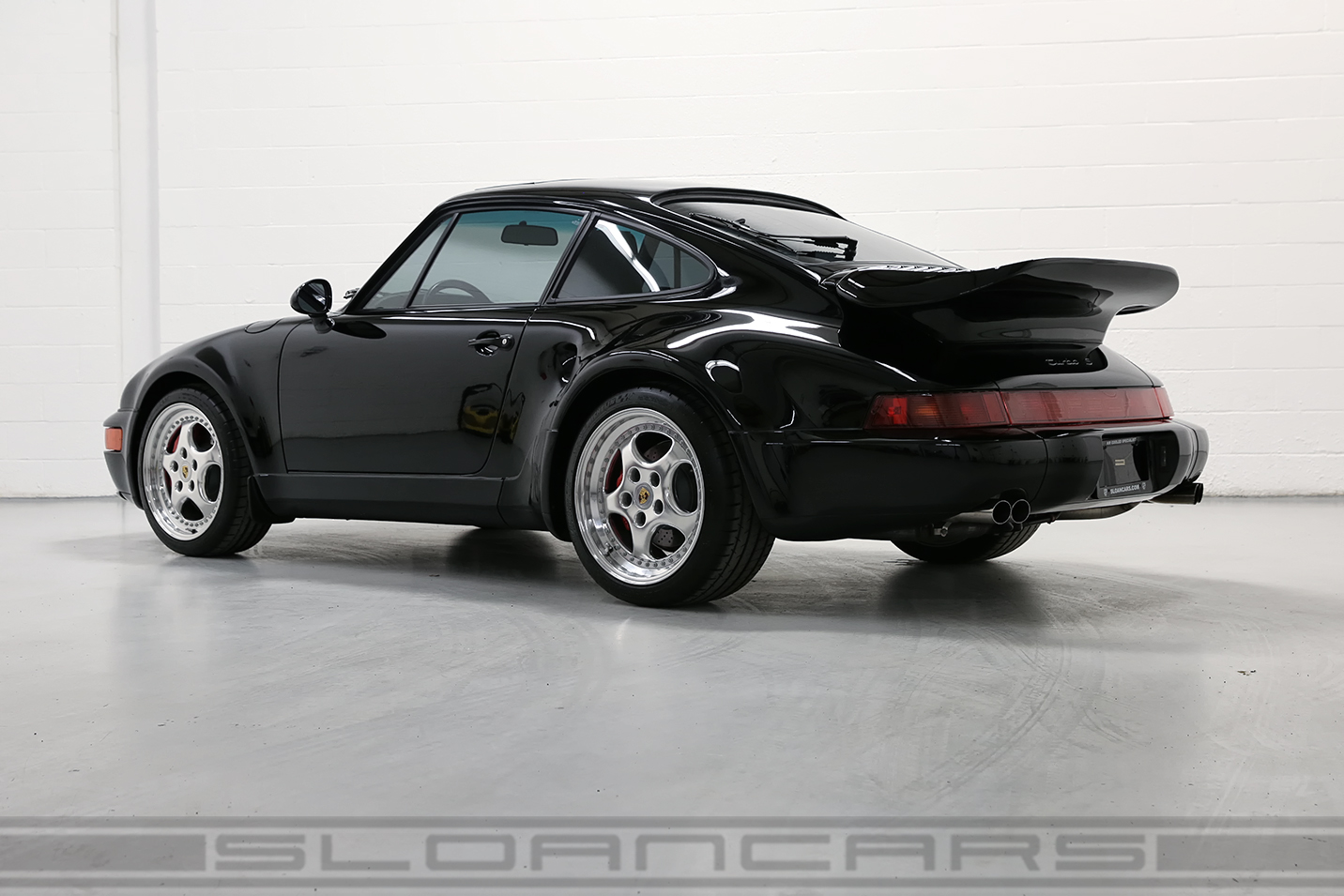 1994 Porsche 964 3.6 Turbo S Flachbau Black 3,338 miles | Sloan Motor Cars