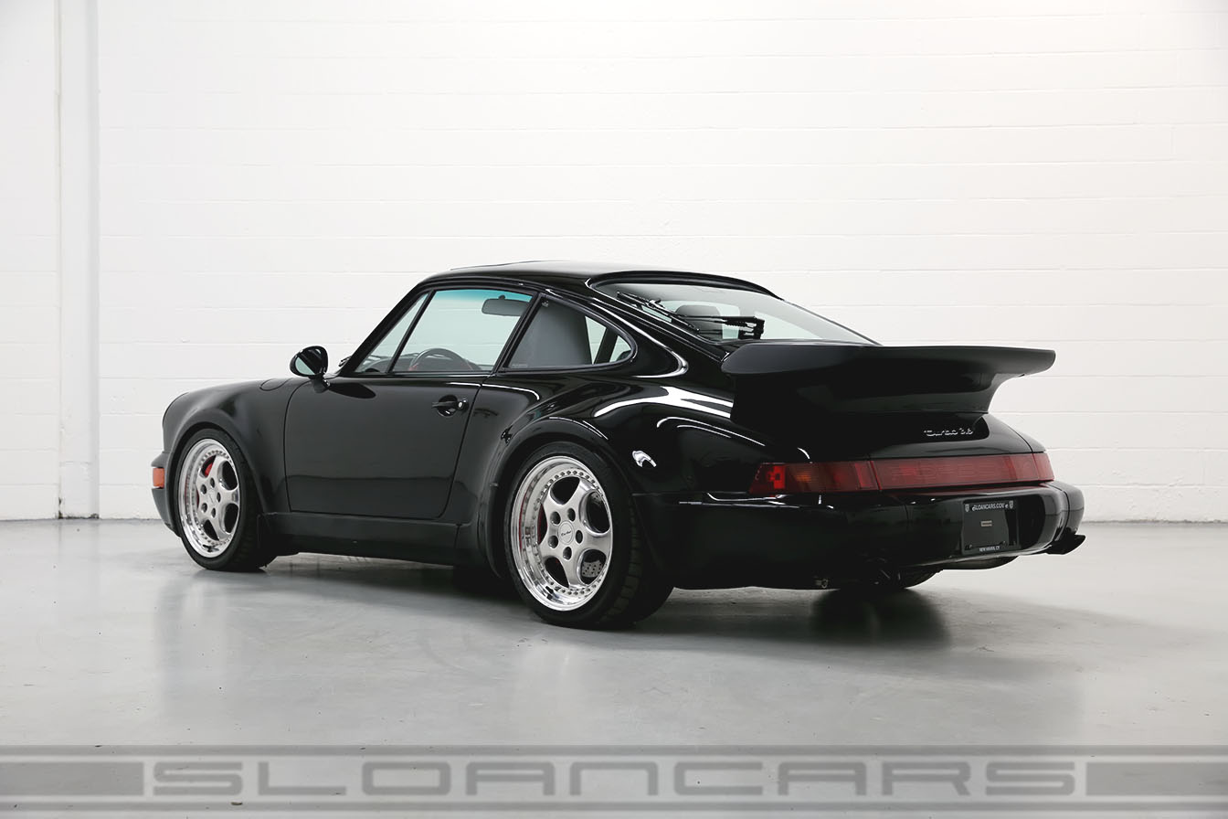 1994 Porsche 964 3.6 Turbo Black/Black/Red 11,277 miles | Sloan Motor Cars