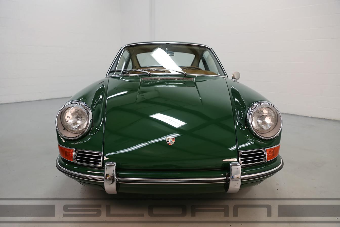 1965 Porsche 911 Coupe Irish Green/Tan restored | Sloan Motor Cars