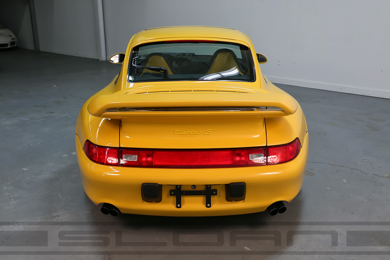 1997 993 Twin Turbo S Speed Yellow/Black 5,361 miles | Sloan Motor Cars