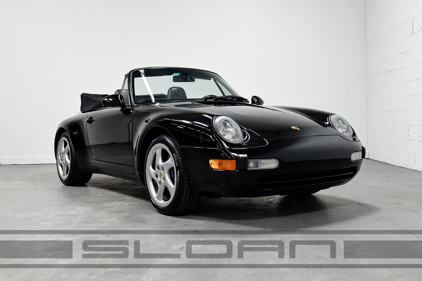 1996 993 Cabriolet Black/Black 19,415 miles | Sloan Motor Cars