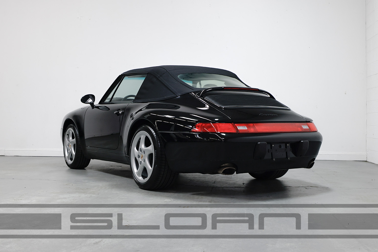 1996 993 Cabriolet Black/Black 19,415 miles | Sloan Motor Cars
